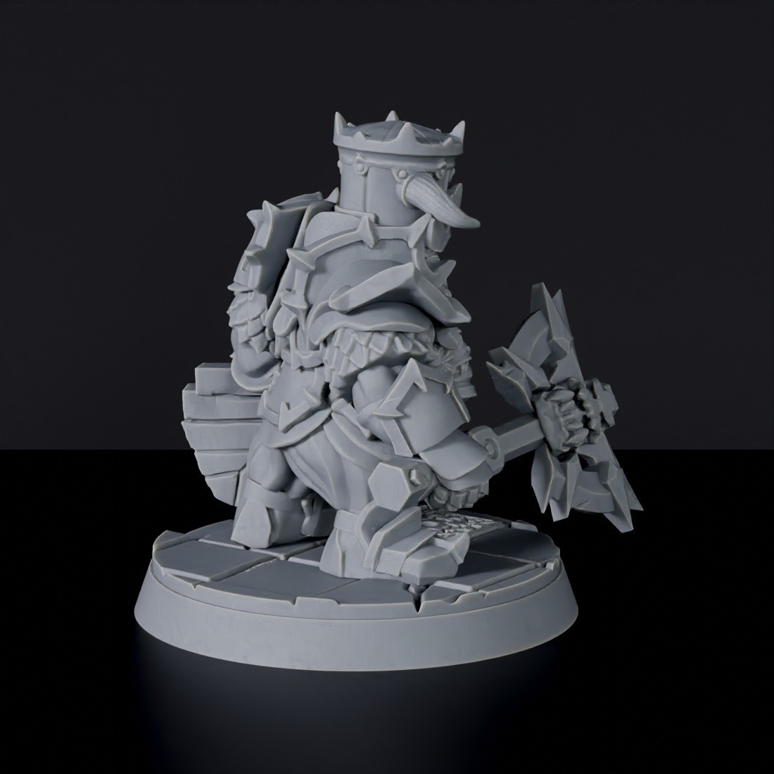 Corrupted Warriors - dwarves fantasy miniature - Corrupted Dwarfs