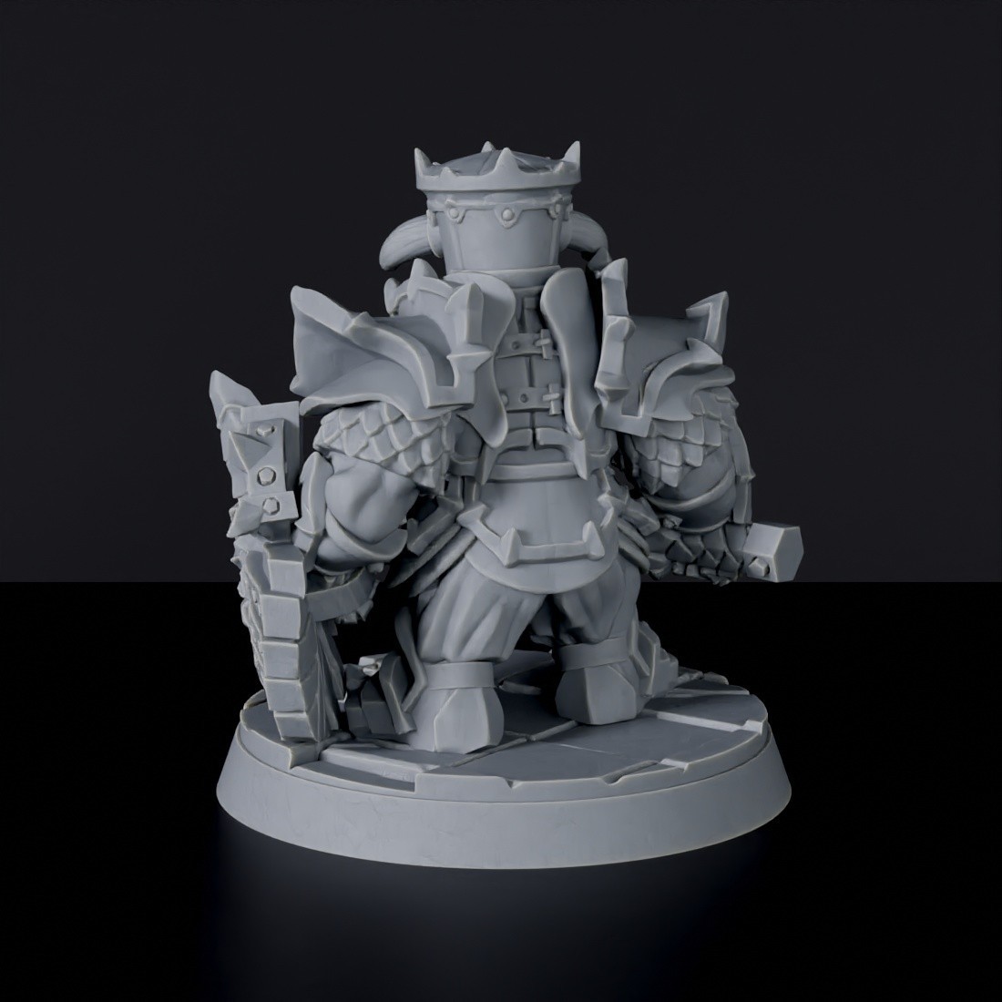 Corrupted Warriors - dwarves fantasy miniature - Corrupted Dwarfs