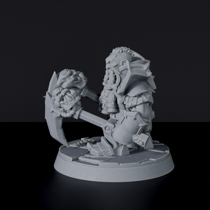 Corrupted Warriors - dwarves fantasy miniature - Corrupted Dwarfs