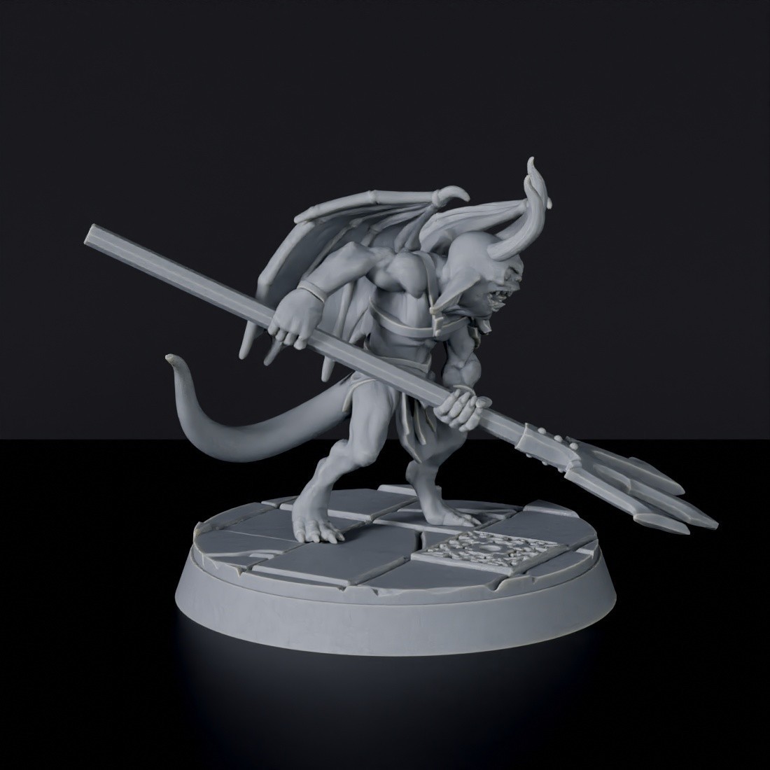 Menacing Imps - four imp warriors fantasy miniatures - Demonic Kingdom