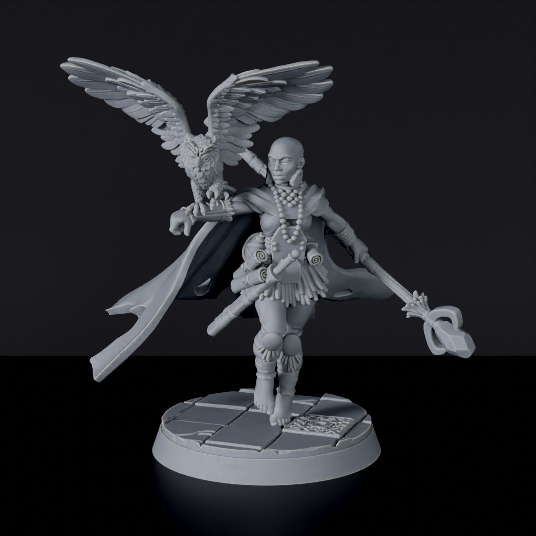Spirit Walker - 3d printed set includes 3 parts to create miniature