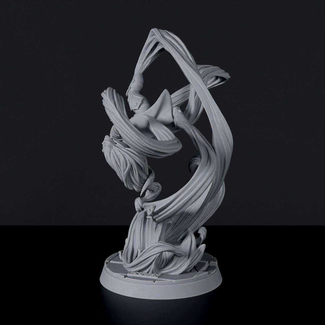 Wind Dancer - 3d printed set includes 2 parts to create miniature
