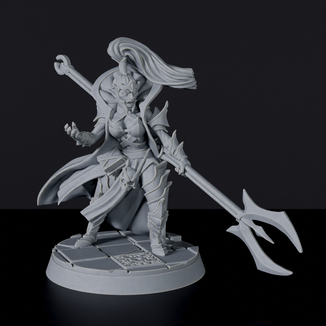 Ava Serpentmage - amazon wizard fantasy miniatures - Jurassic Amazons