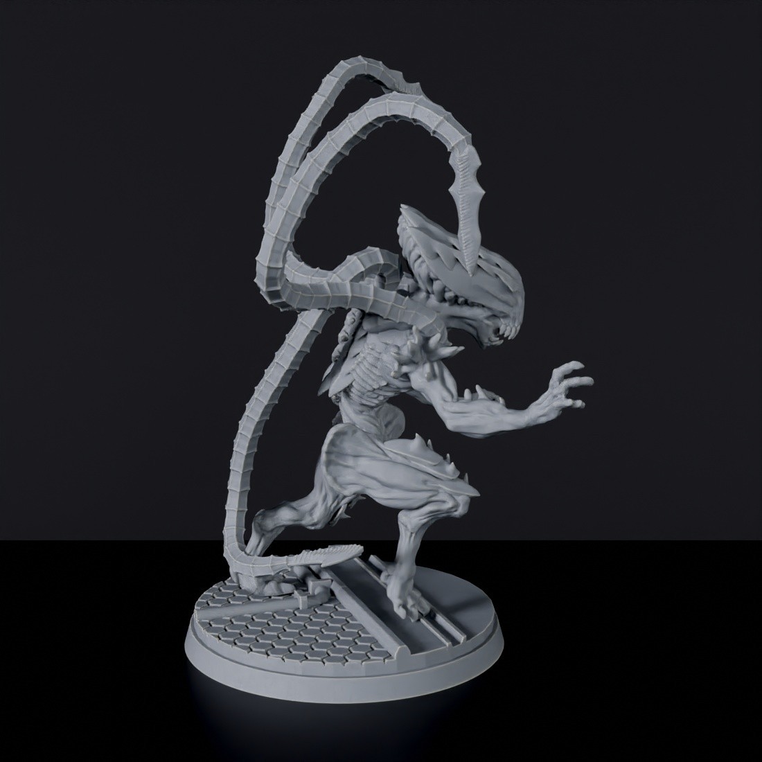 Royal Stalker ver. 1 - 3d printed set includes 2 parts to create miniature