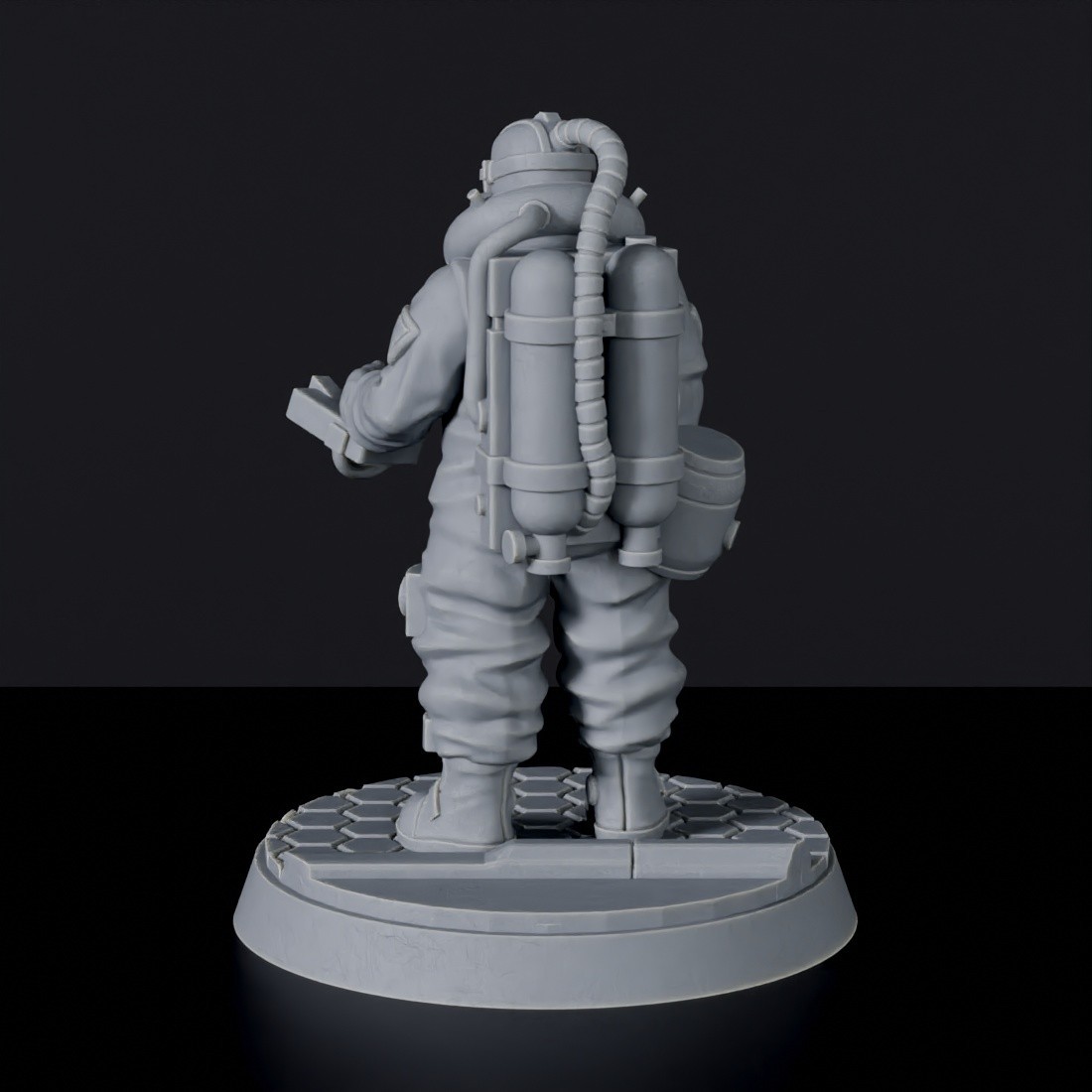 Crewman Rose Red - 3d printed set includes 2 parts to create miniature