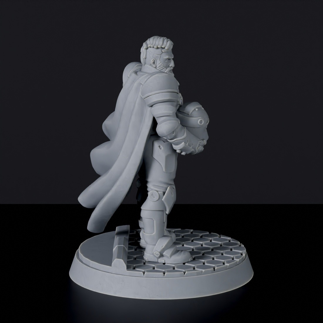 Bertrand The Electroknight - 3d printed set includes 2 parts to create ...