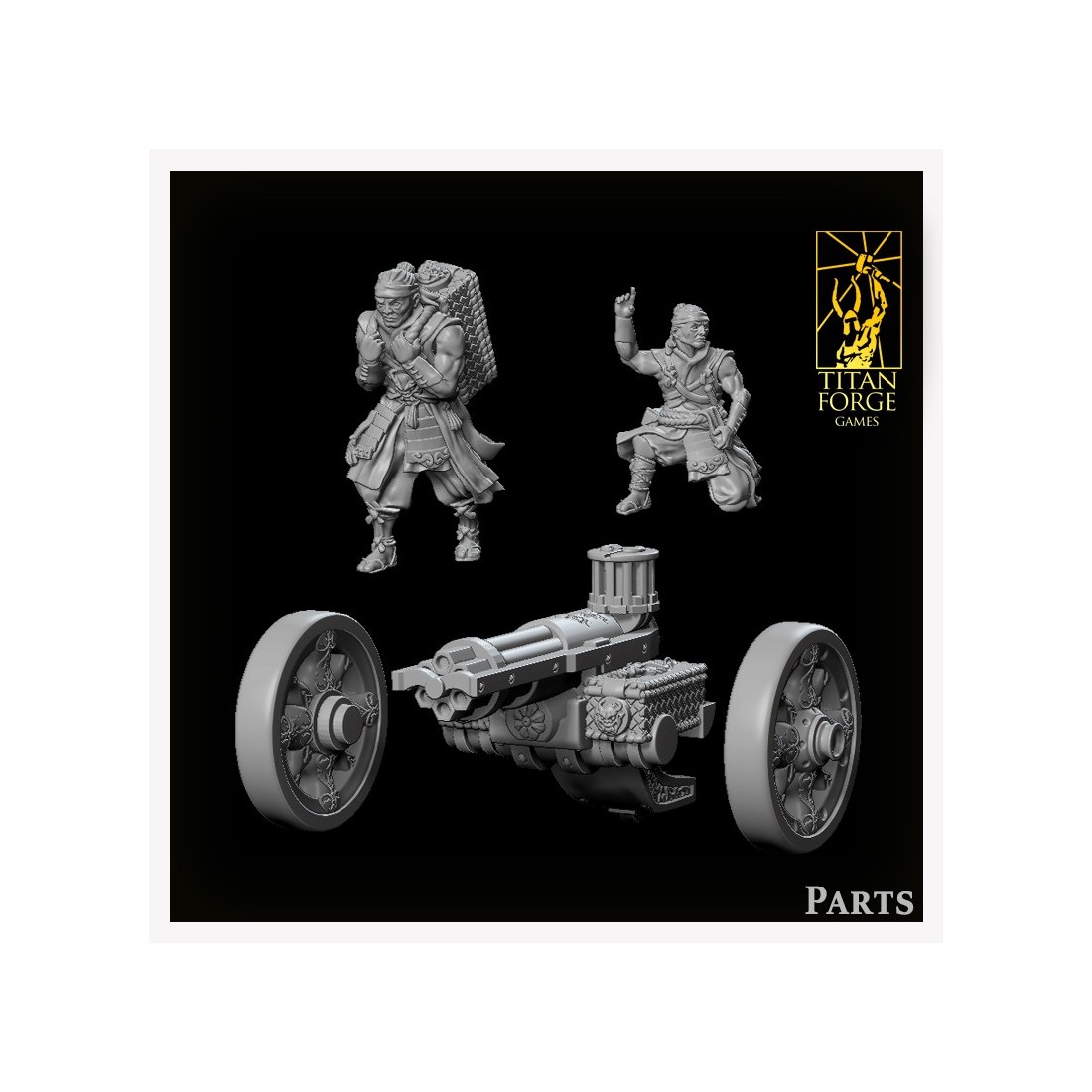 Fire Bringer - 3d printed set includes 8 parts to create miniature