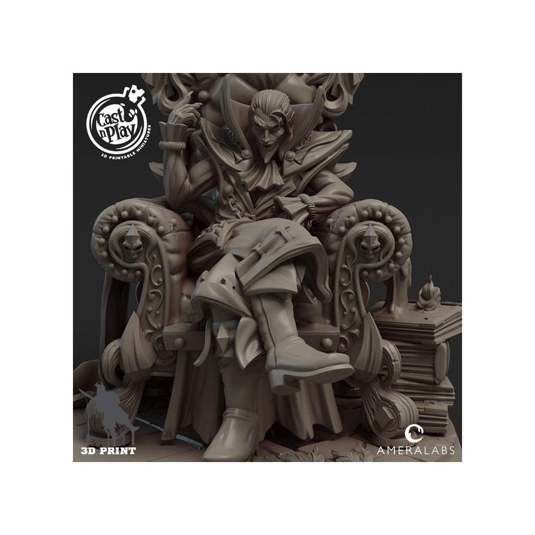 The Silent One - 3d printed set includes 4 parts to create miniature