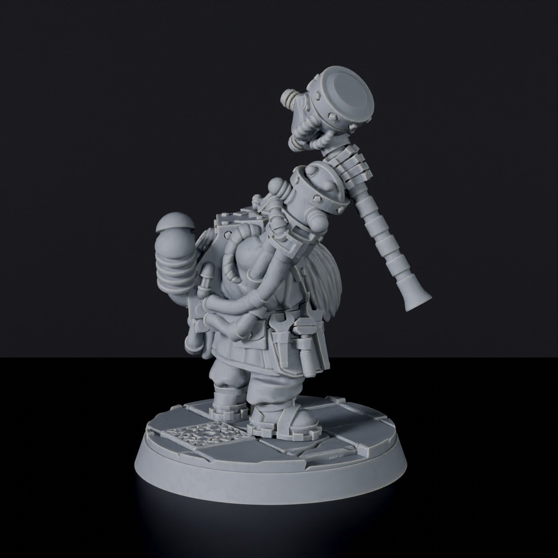 Lord Gemalin - 3d printed set includes 2 parts to create miniature