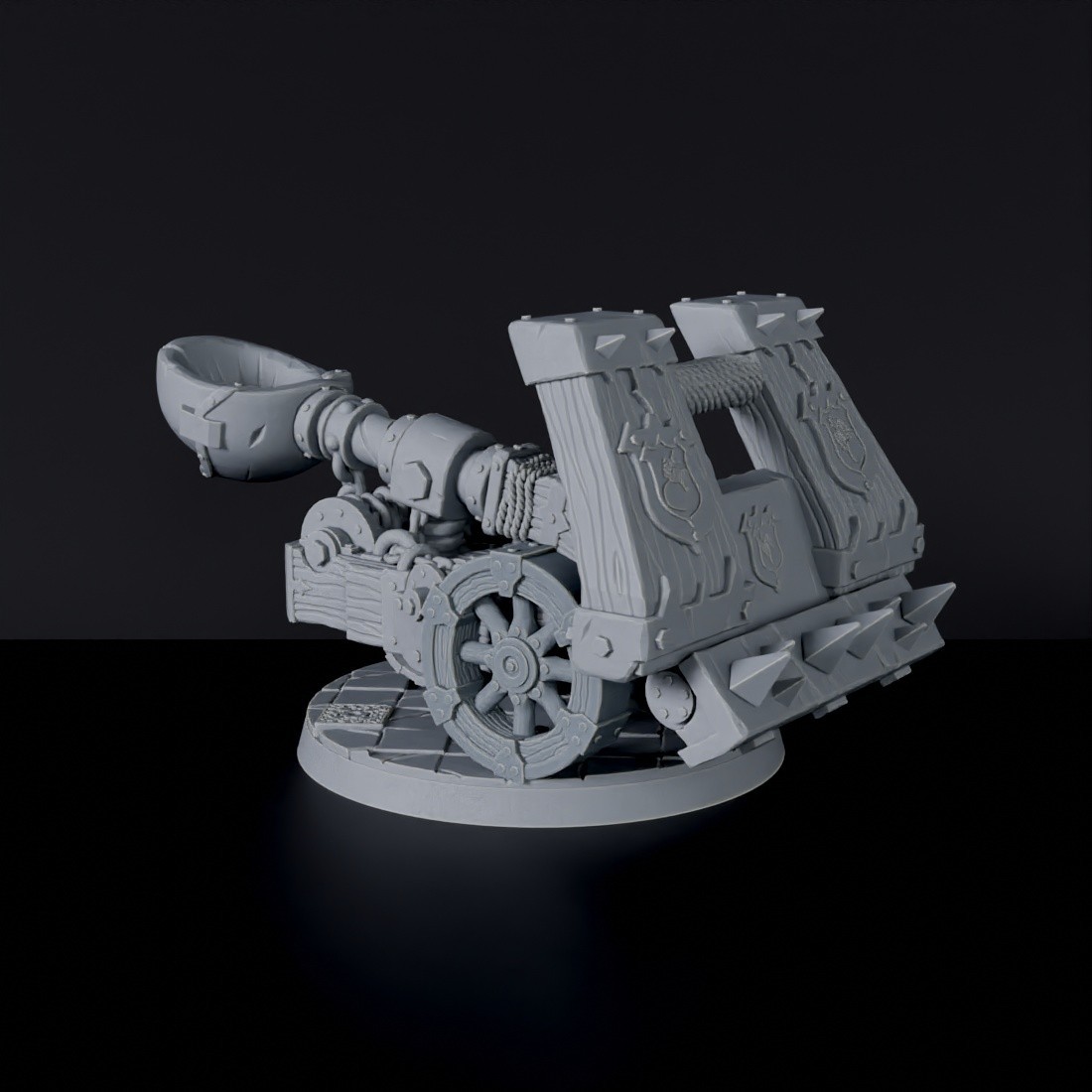 Warmachine: Catapult - mercenaries fantasy miniatures - Bloodfields