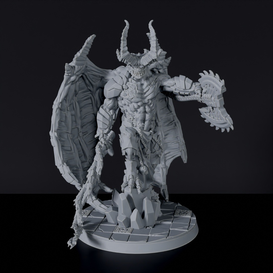 Lord of Fury - demon monster fantasy miniatures - Demonic Kingdom