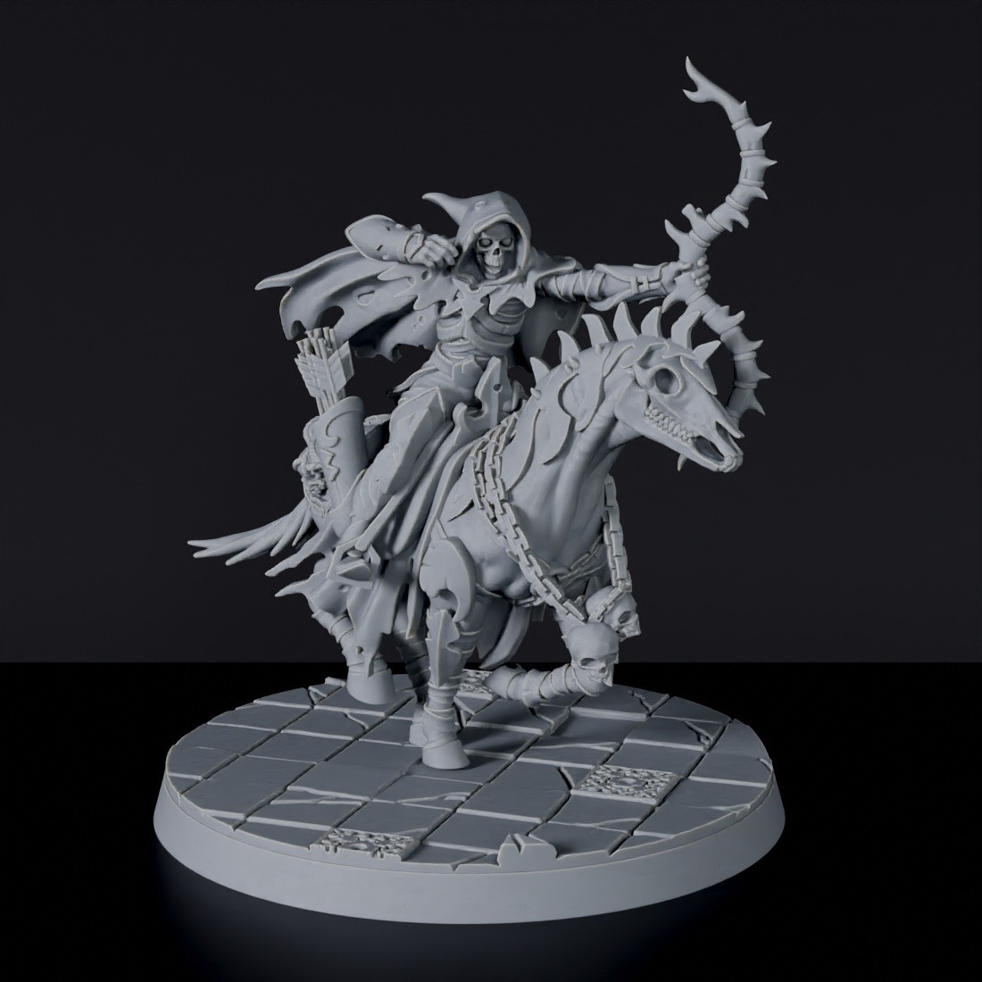 Runn The Hellshot - undead ranger fantasy miniatures - Undead Dominion