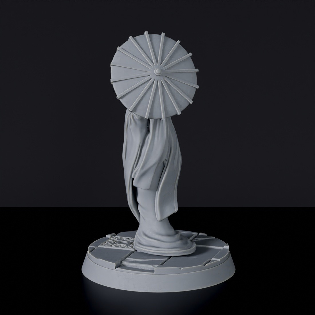 Kimiko - asian female ninja samurai fantasy miniature - Dragon Empire