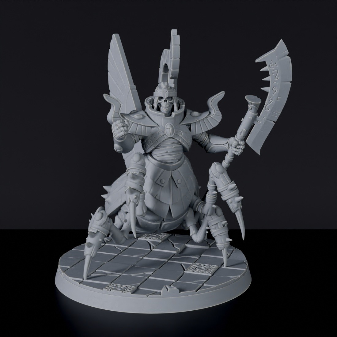 Jeweled Scarabeus ver. 1 - monster with halberd - Gods of Sun and Sand