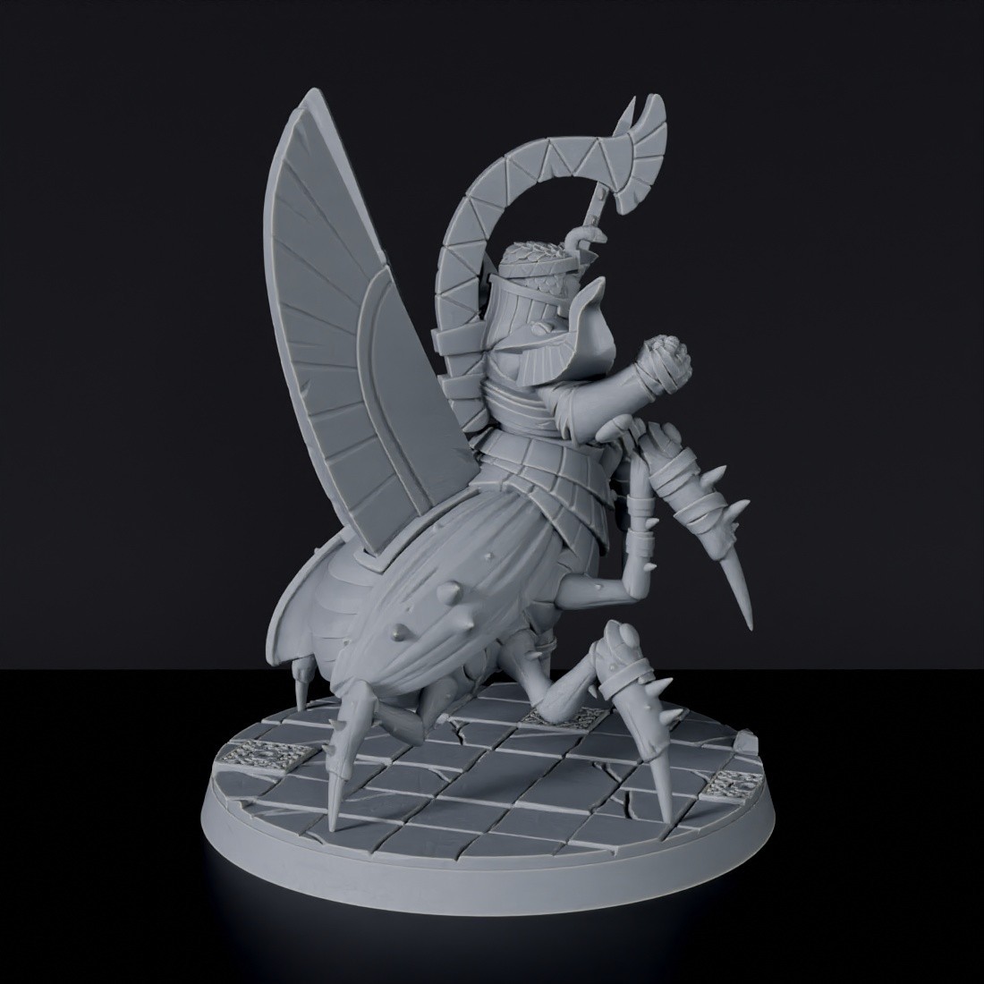 Jeweled Scarabeus ver. 1 - monster with halberd - Gods of Sun and Sand