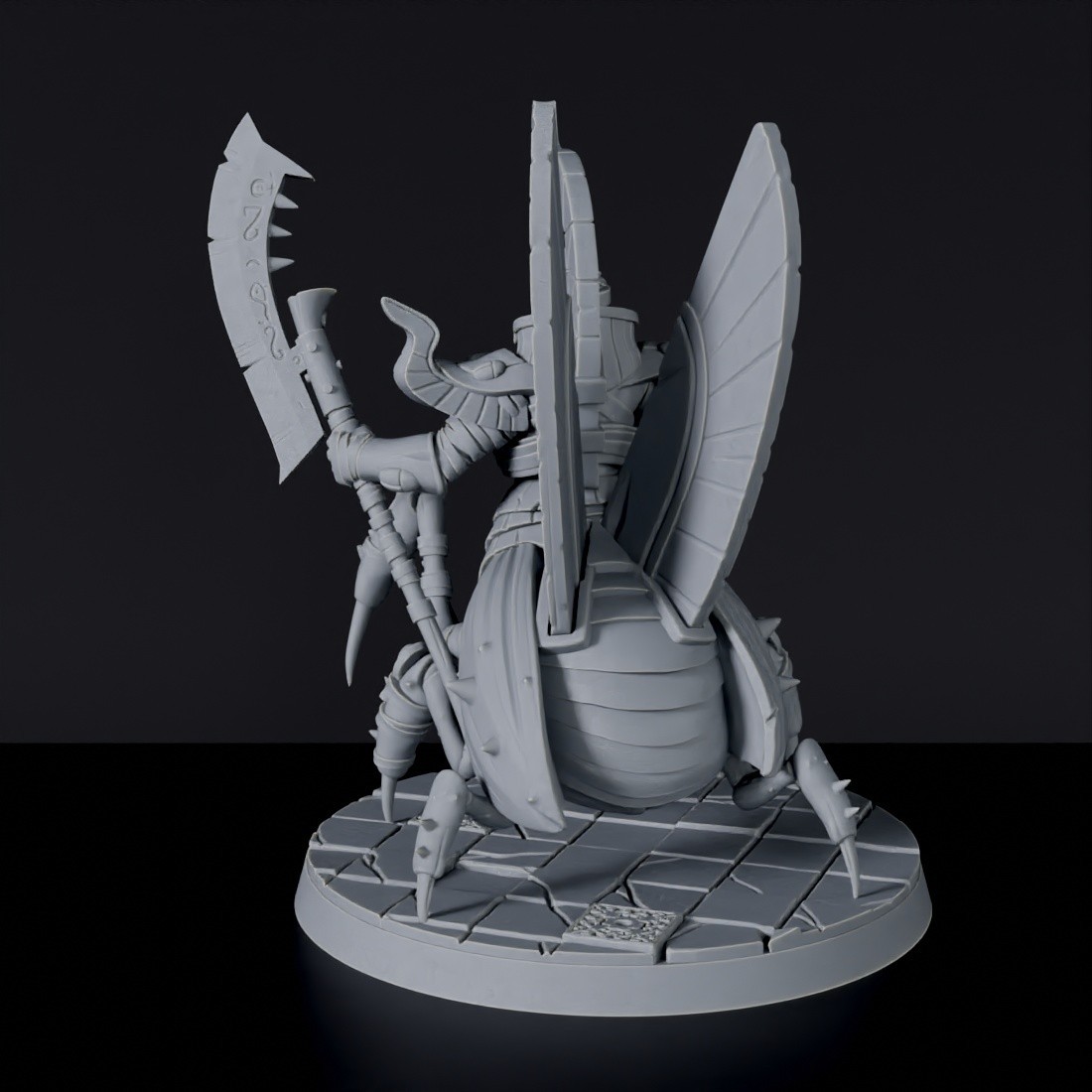 Jeweled Scarabeus ver. 1 - monster with halberd - Gods of Sun and Sand