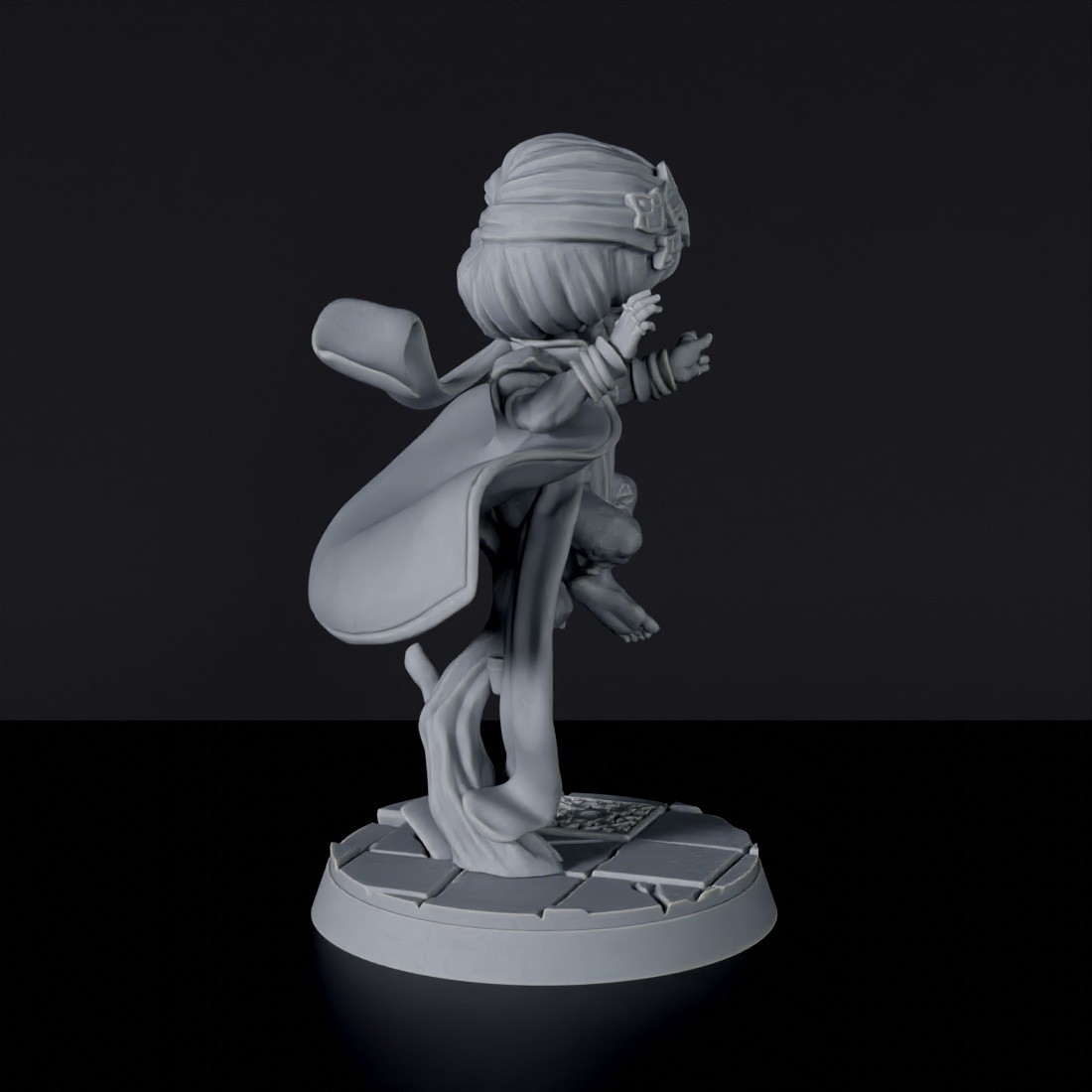 Sheikh Al-Hakim - flying arabic wizard with cloak - Bazaar of Miracles