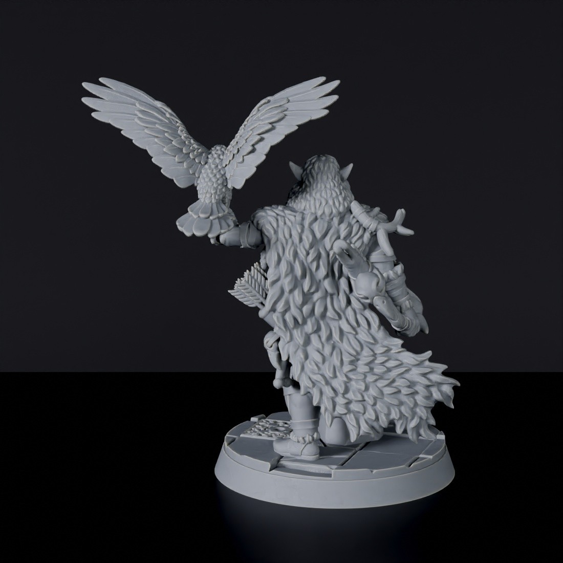 Va'laar Swampwalker - ranger with bow fantasy minis - Sullen Swampfolk