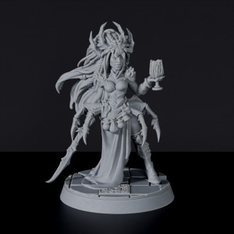 Vazaya Seven'Sa - elf fantasy miniature - Everdark Elves