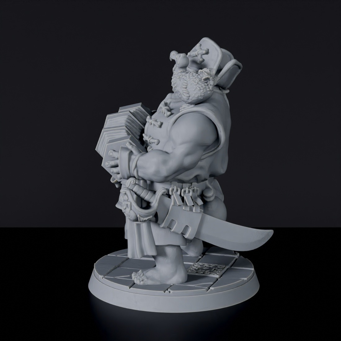 Jolly Roger - pirate ogre fantasy miniatures - Bloodsail Ogres