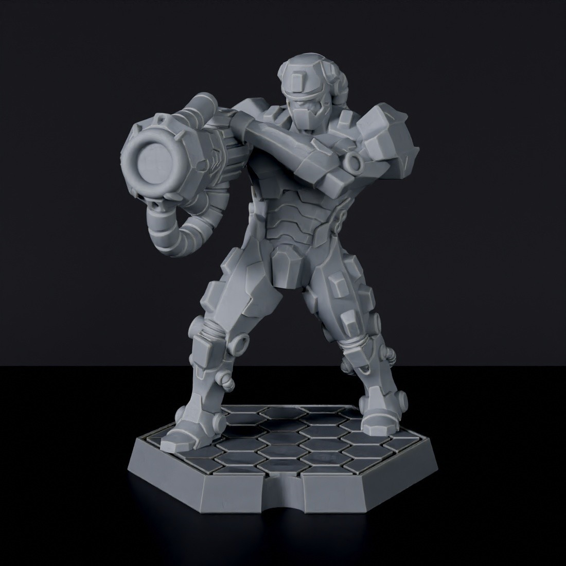 Blast-Bot - 3d printed set includes 2 parts to create miniature