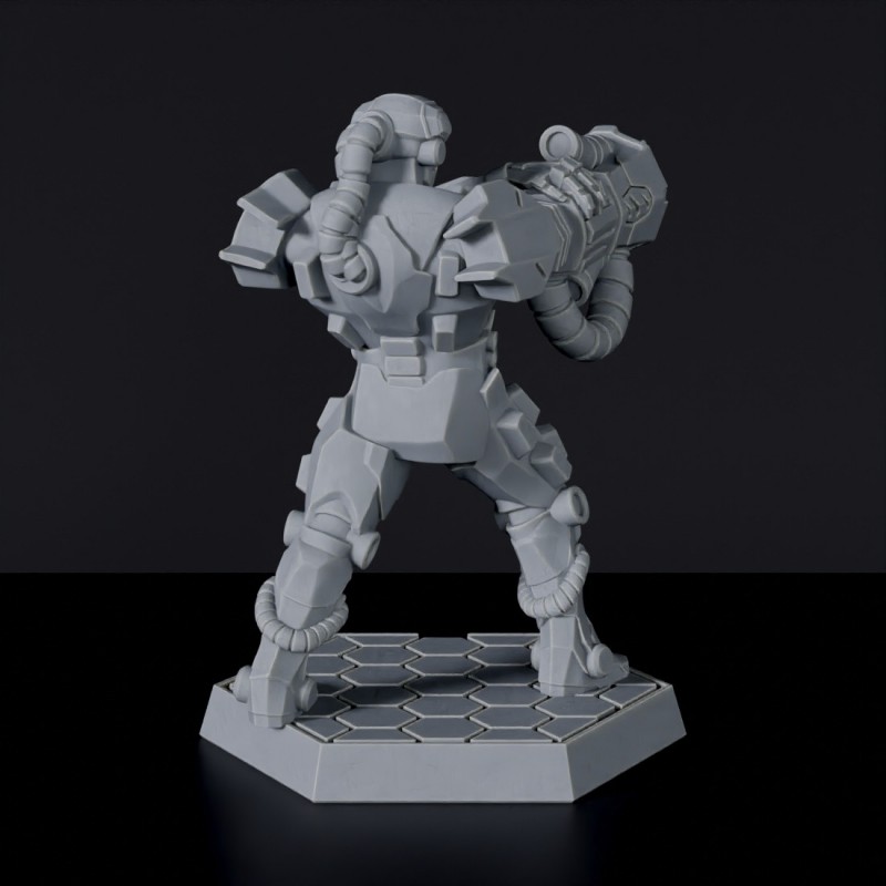 Blast-Bot - 3d printed set includes 2 parts to create miniature