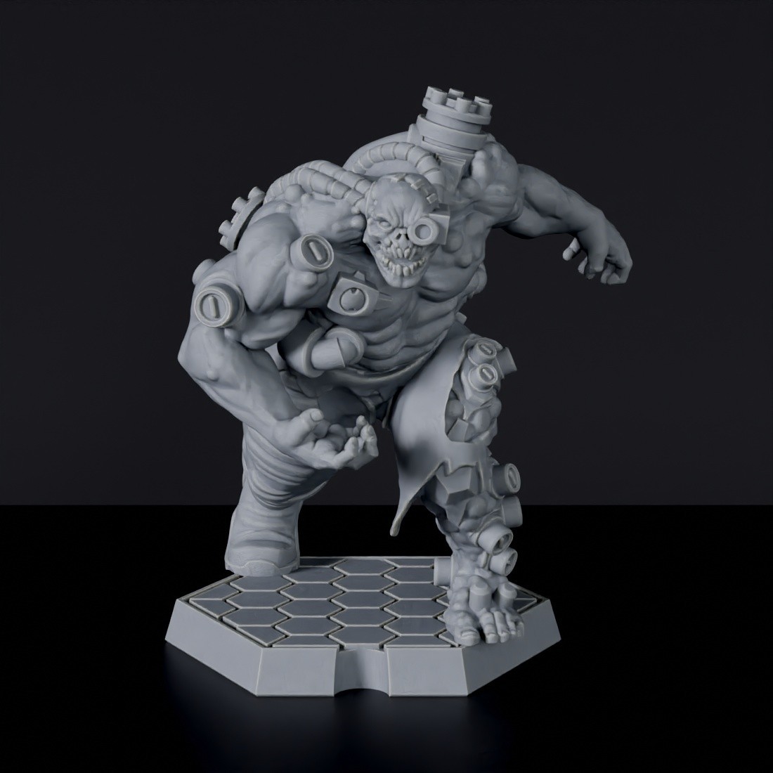Cyber Giant - 3d printed set includes 2 parts to create miniature