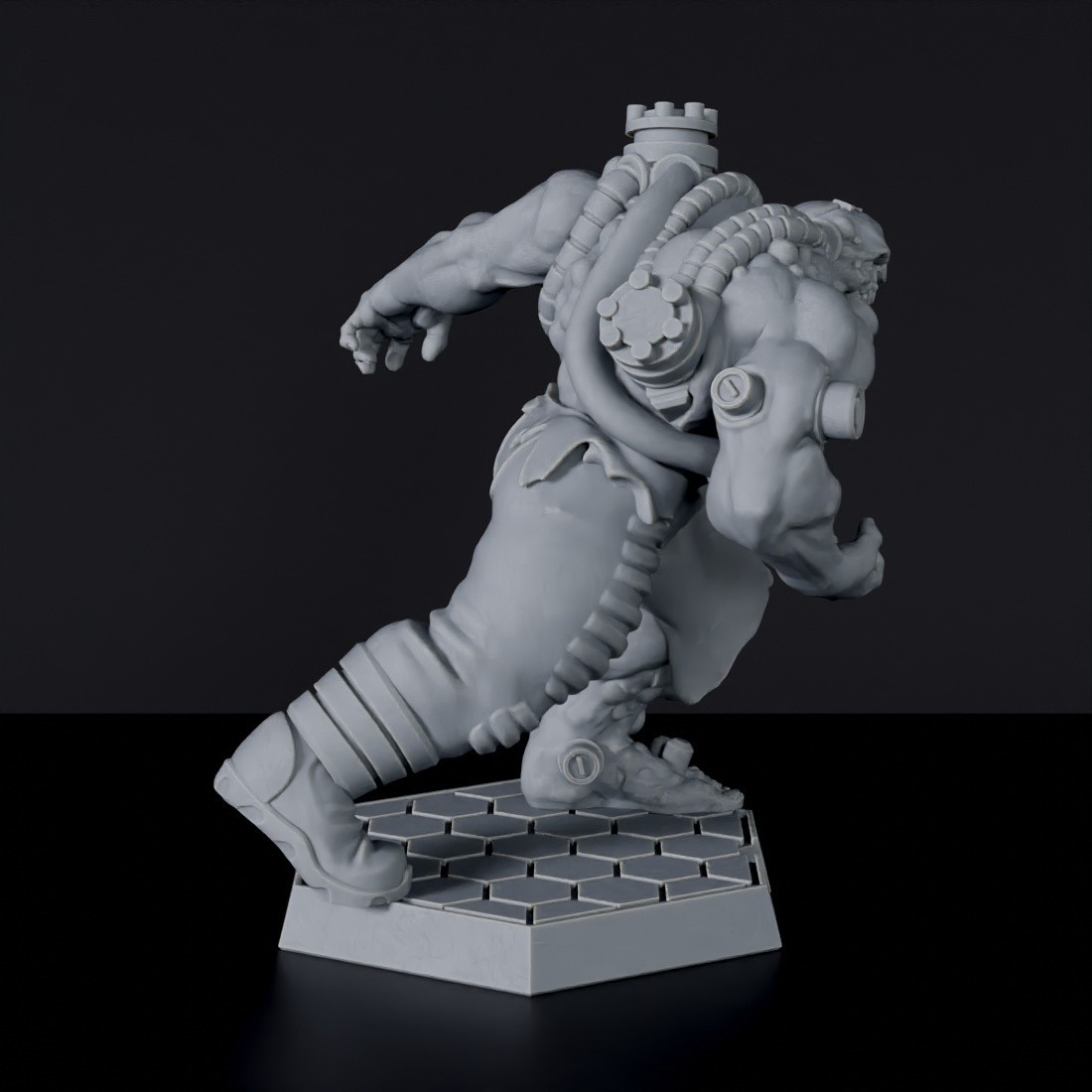 Cyber Giant - 3d printed set includes 2 parts to create miniature
