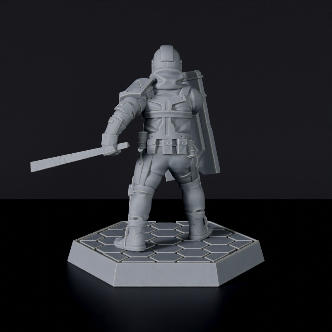 Riot Officer Bob Blunt - 3d printed set includes 2 parts to create ...