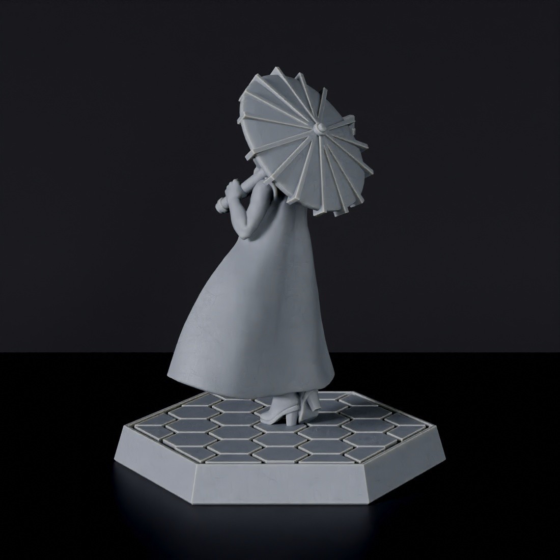 Kimiko - 3d printed set includes 3 parts to create miniature