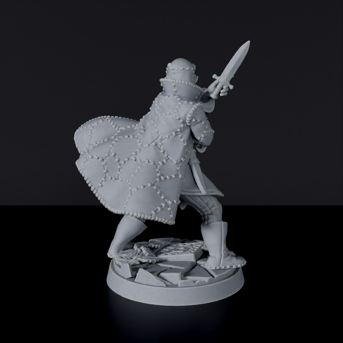 Human Male Rogue - human thief fantasy miniatures - RPG games