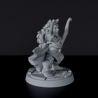 Halfling Male Ranger - halflings fantasy miniature - RPG games