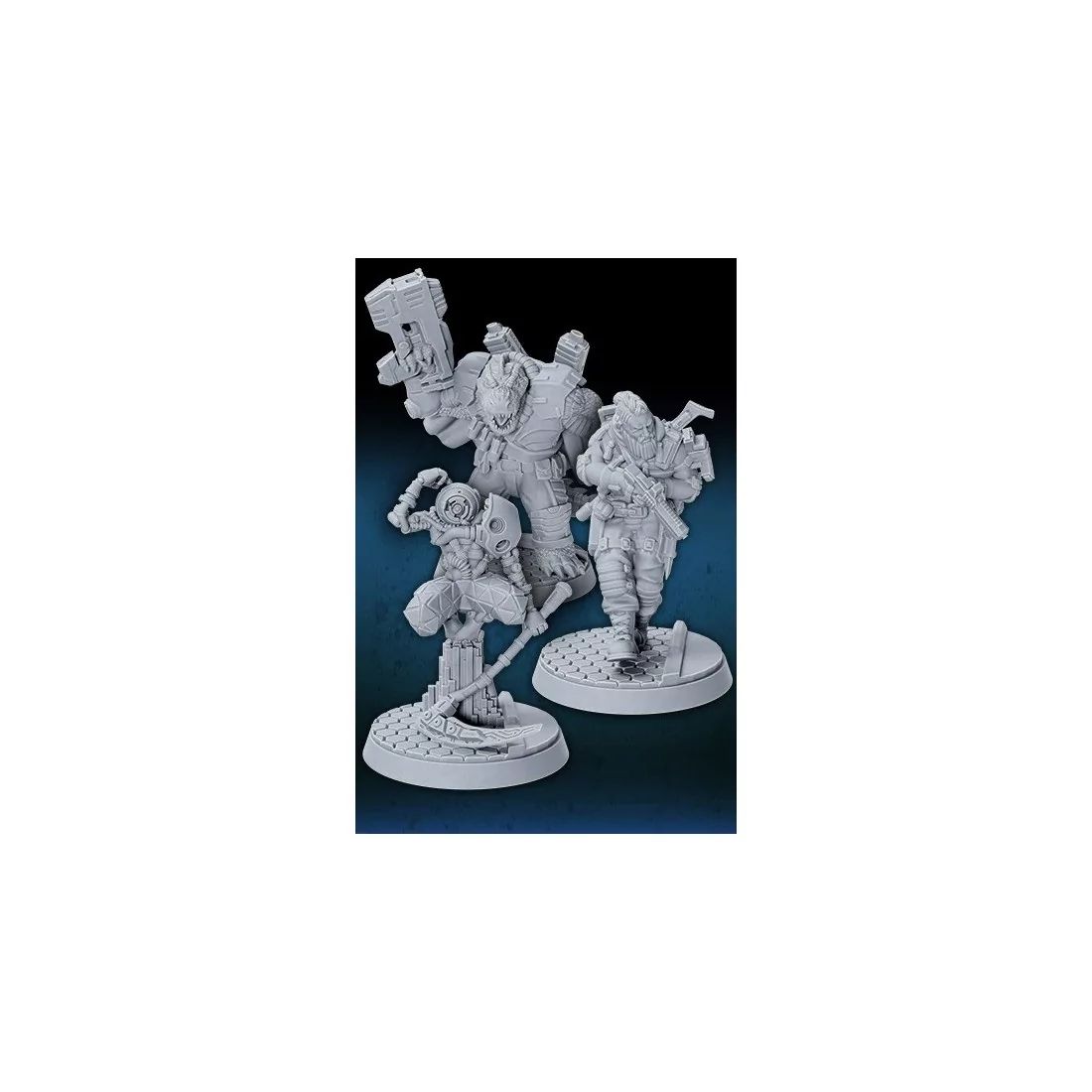 SCI FI Miniatures Science Fiction Models RPG Board Tabletop Game 17 
